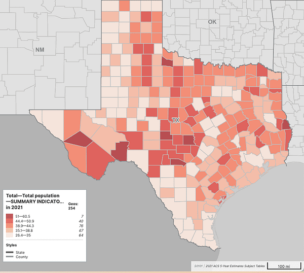 In an aging nation, Texas’ population remains one of the youngest ...