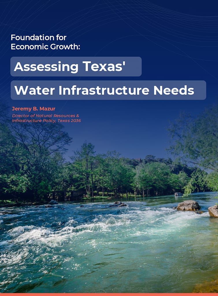 How Texas can address future water challenges - Texas 2036